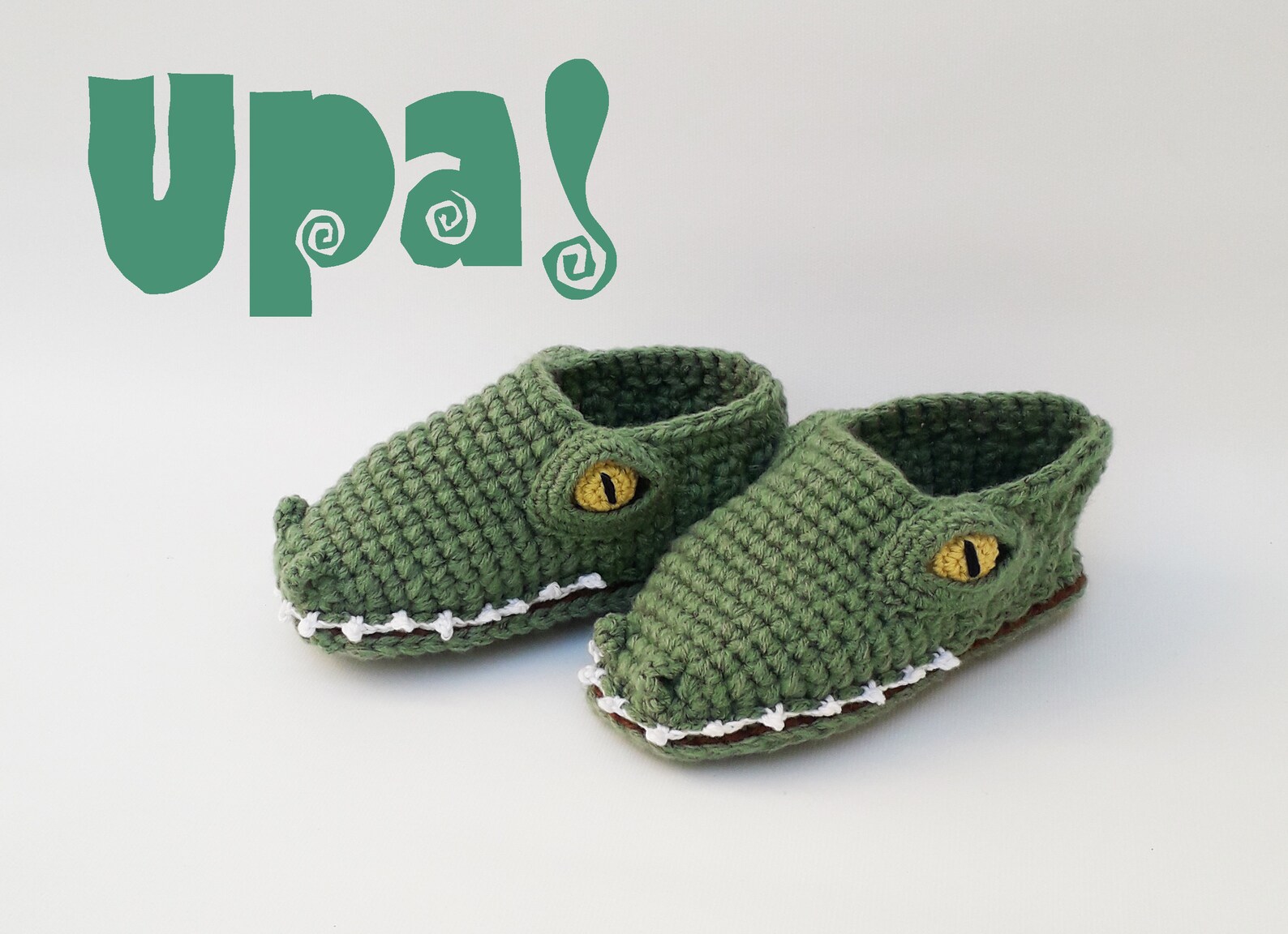 Crocodile Slippers Children Sizes Crochet PDF Pattern - Etsy