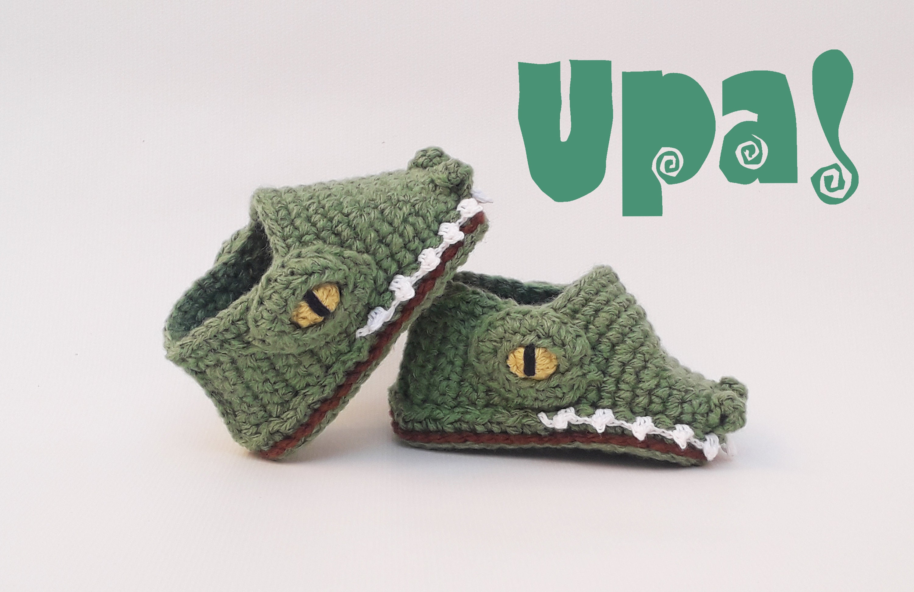 Crocodile Slippers Crochet Babies & Toddlers Sizes - Etsy Canada