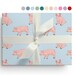 5 Sheets of Pig Wrapping Paper, Custom Farm Animal Wrapping Paper ...