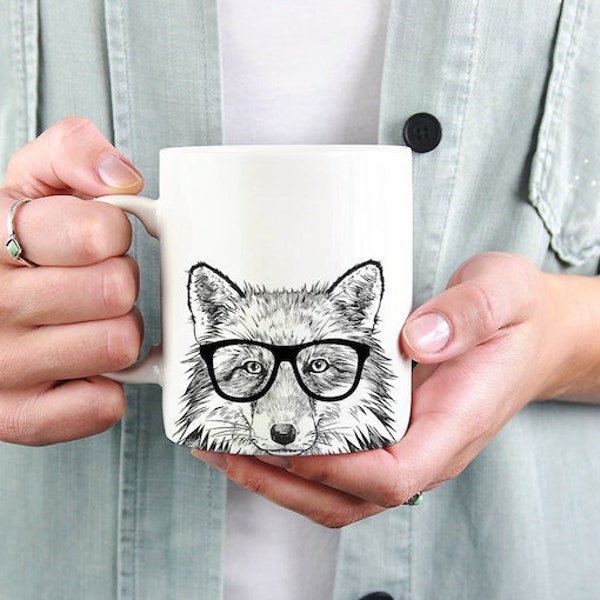Fox Mug - Etsy