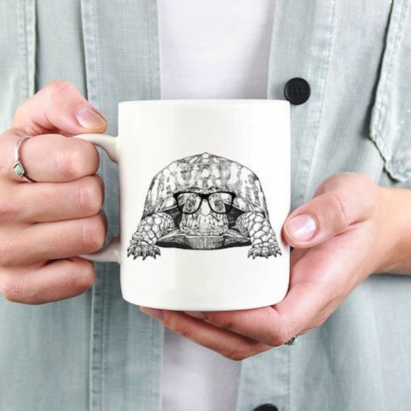 Turtle Mug - Etsy
