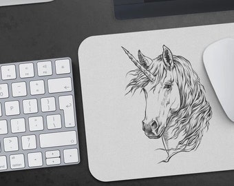 Crazy Unicorn Lady PC Computer Mouse Mat Pad - Etsy