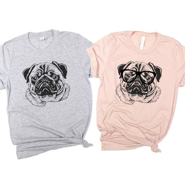 Pug T Shirt - Etsy