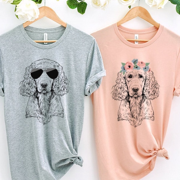 Cocker Spaniel Womens Tshirt - Etsy