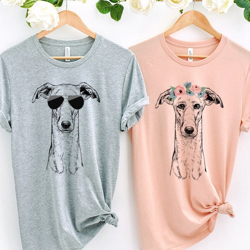Greyhound Shirt - Etsy