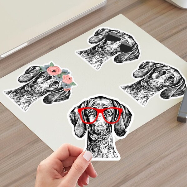 Gsp Dog Car Decal - Etsy