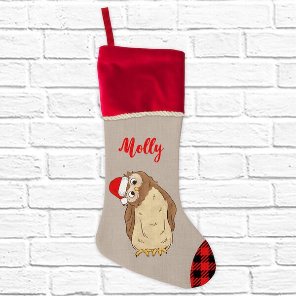 Owl Stocking - Etsy