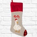 Duck Stocking Custom Farm Animal Christmas Stocking - Etsy