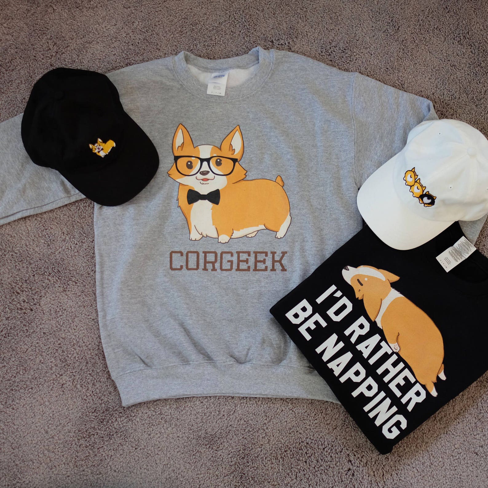 Corgeek Corgi Embroidered Baseball Hat Dog Lover Dad Hat - Etsy