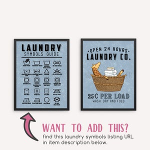 Giraffe Laundry Sign, Safari Animal Laundry Room Decor, Wash Dry Fold ...