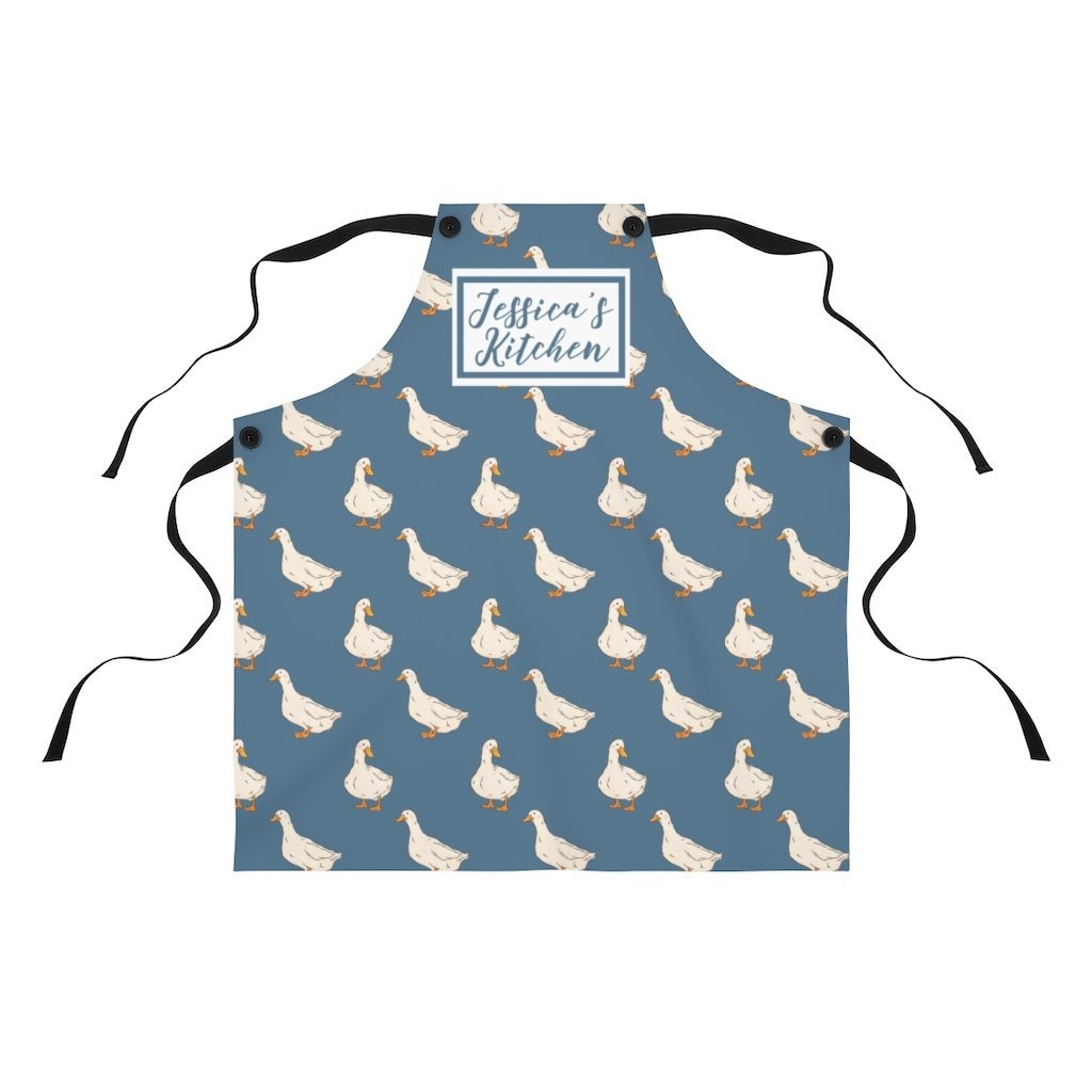 Custom Apron Duck Aprons Farm Animal Personalized Cooking | Etsy