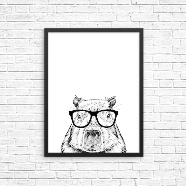 Capybara Sign Decor - Etsy