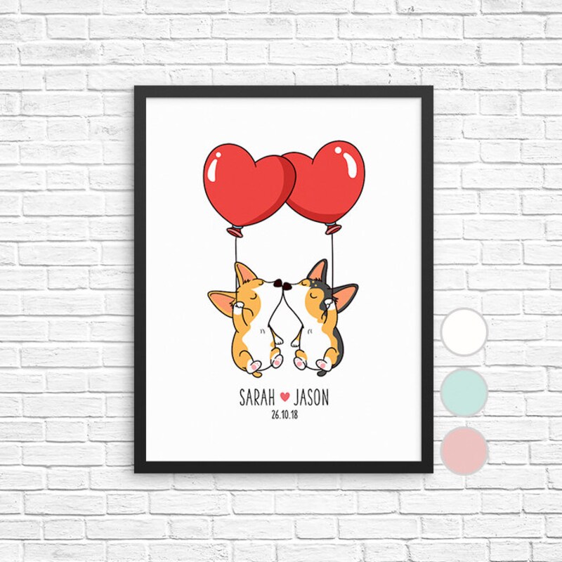 Corgi Wall Art - Etsy