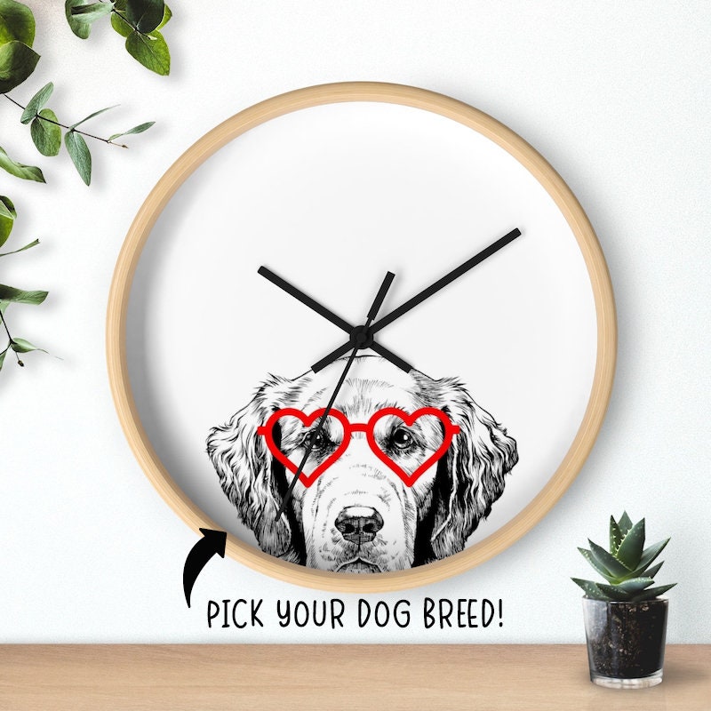 Dog Clock - Etsy
