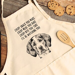 Treeing Walker Coonhond Apron, Dog Aprons With Pockets, Every Snack You ...