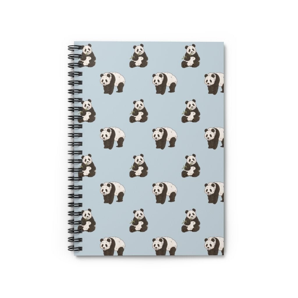 Panda Notebook Animal Spiral Notebook Cute Notepad Journal - Etsy UK
