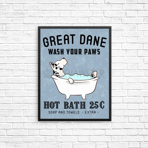 Dog Bathroom Sign - Etsy