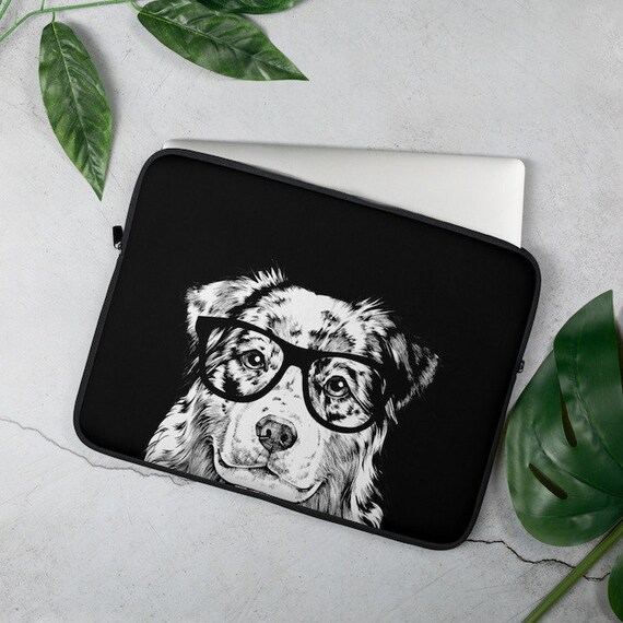 Australian Shepherd Laptop Sleeve Dog Lover Laptop Sleeve | Etsy