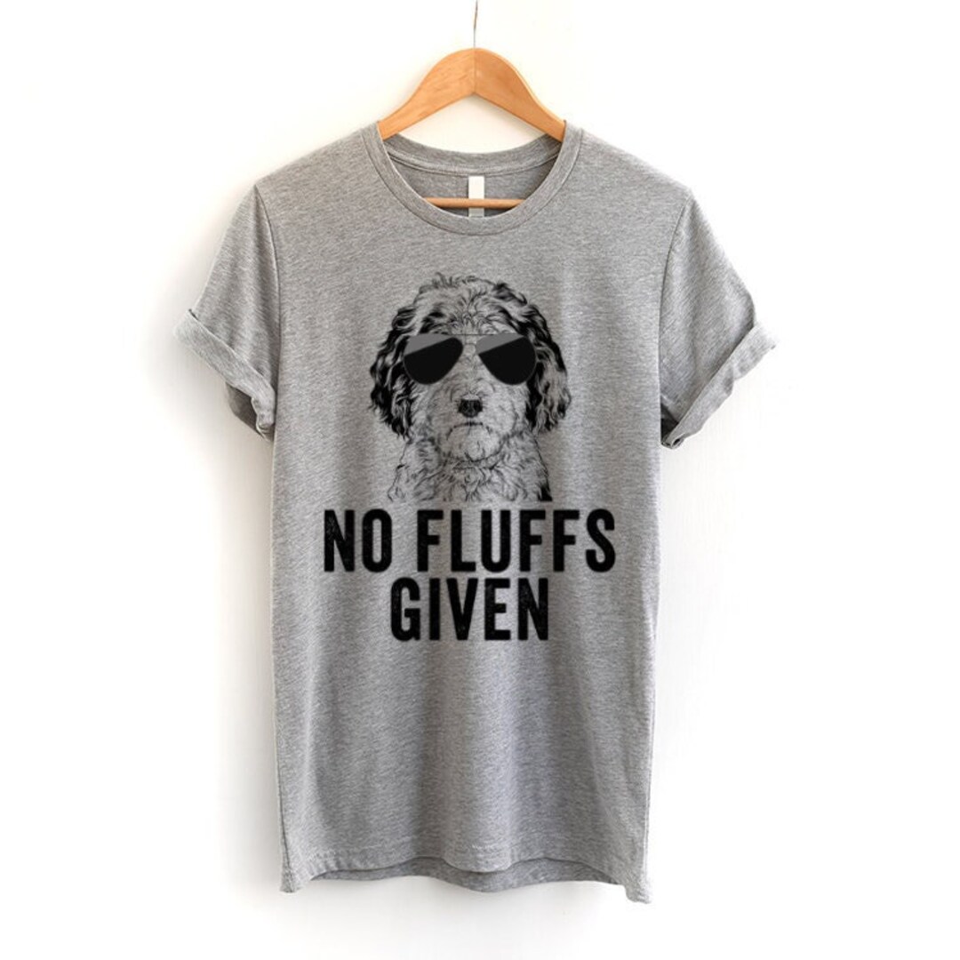 No Fluffs Given Shirt, Funny Sheepadoodle T-shirt, Sheeppoo Doodle Mama ...