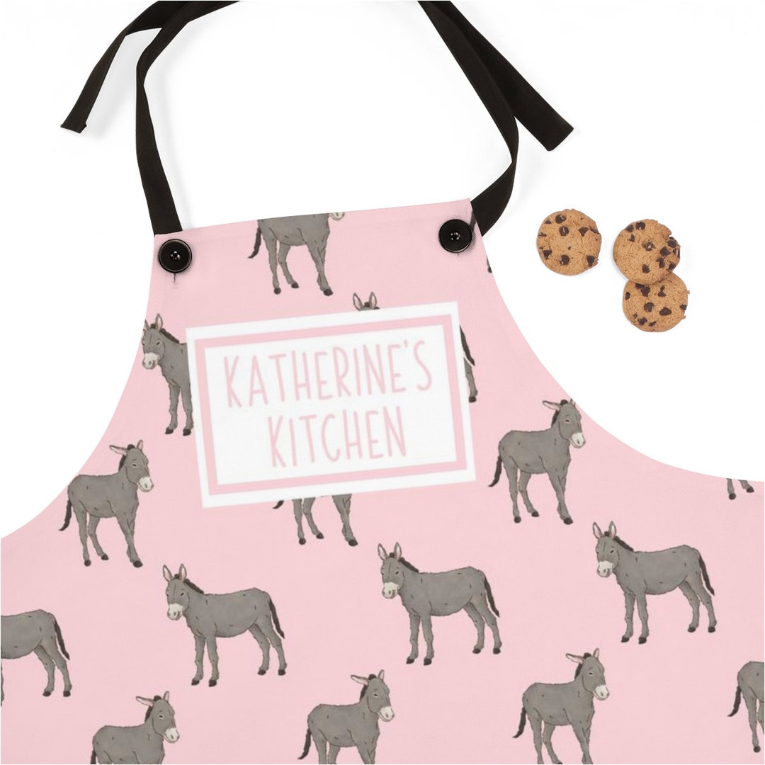 Custom Apron, Donkey Aprons, Farm Animal Personalized Cooking Baking ...