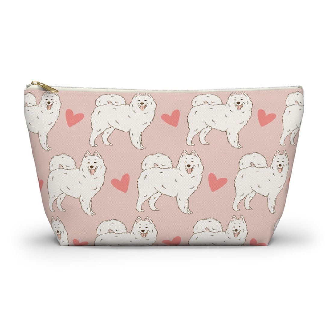 Samoyed Pouch, Dog Treat Bag, Samoyed Dog Mom Makeup Bag Pencil Case ...