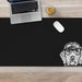 Goldendoodle Large Desk Mat, Dog Mom Mousepad, Black Desk Pad, Mouse ...