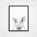 Pig Wall Art, Pig Print, Pig Farmhouse Decor, Farm Animal Prints, Signs ...
