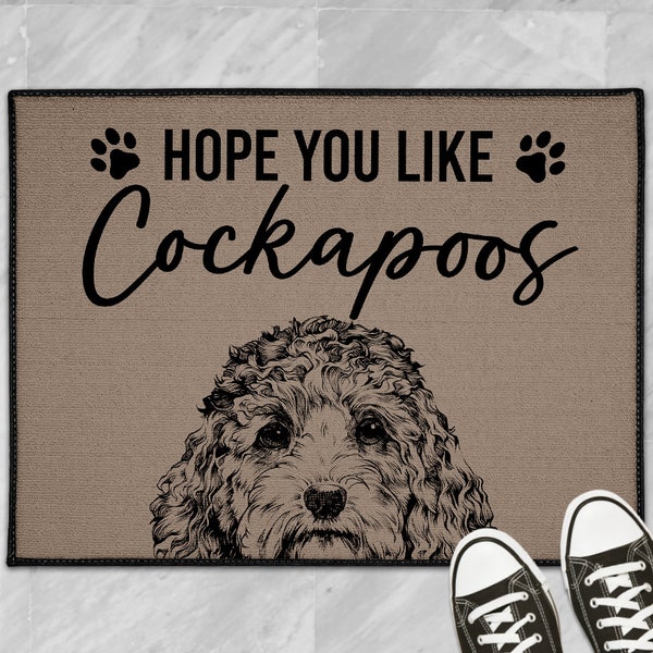 Outdoor Cockapoo Rug - Etsy