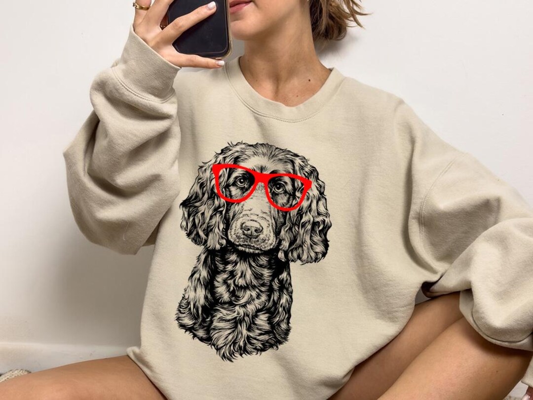 Boykin Spaniel Shirt, Boykin Dog Mom Sweatshirt, Cute Boykin Spaniel ...