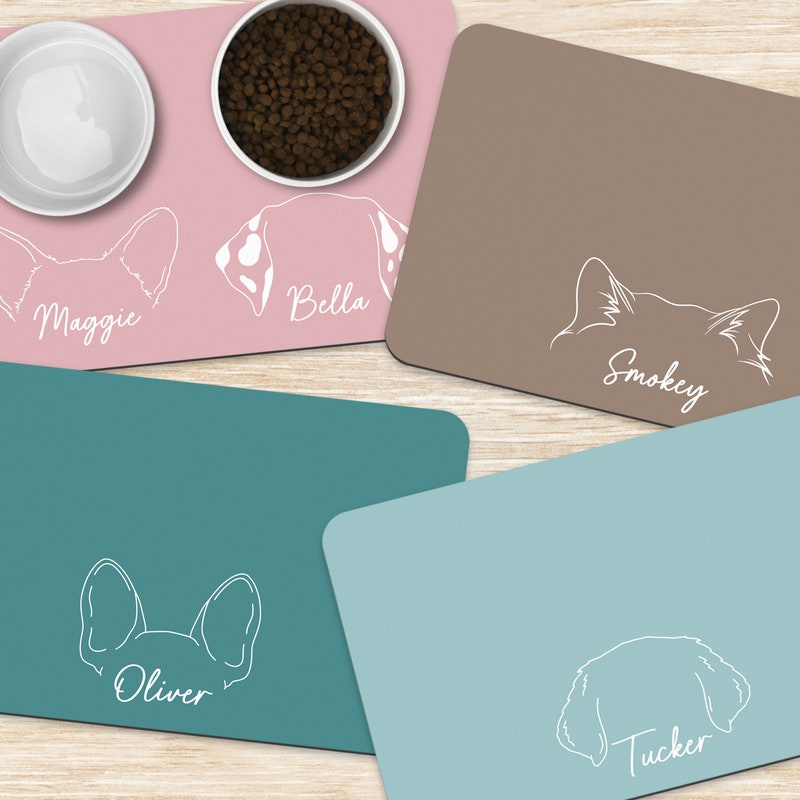 Dog Eatting Mats - Etsy
