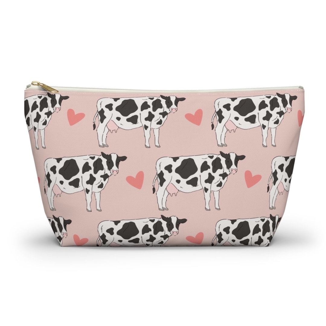 Cow Pouch, Farm Animal Makeup Bag Cosmetic Bag, Cow Farmer Wife gifts ...