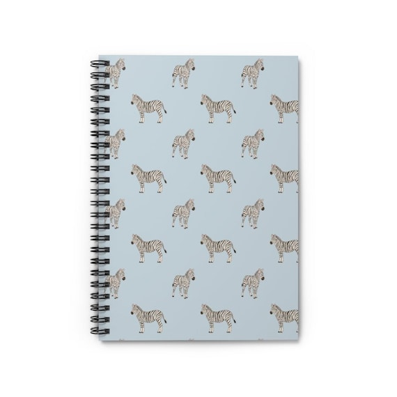 Zebra Notebook Safari Animal Spiral Notebook Cute Notepad - Etsy France