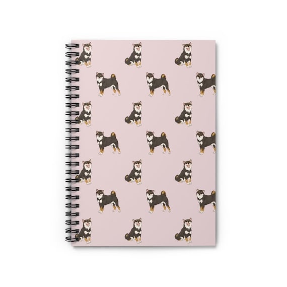 Shiba Inu Notebook Dog Spiral Notebook Notepad Journal | Etsy
