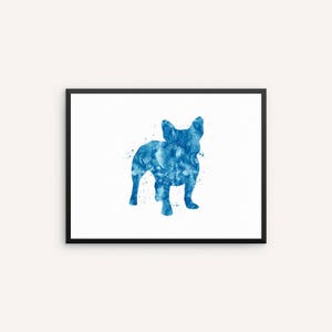 French Bulldog Watercolor Print, Frenchie Art, Watercolor Dog Wall Art ...