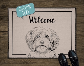 Dog Front Door Mat - Etsy