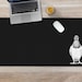 Pigeon Large Desk Mat Pigeon Mousepad Black Desk Pad Mouse | Etsy