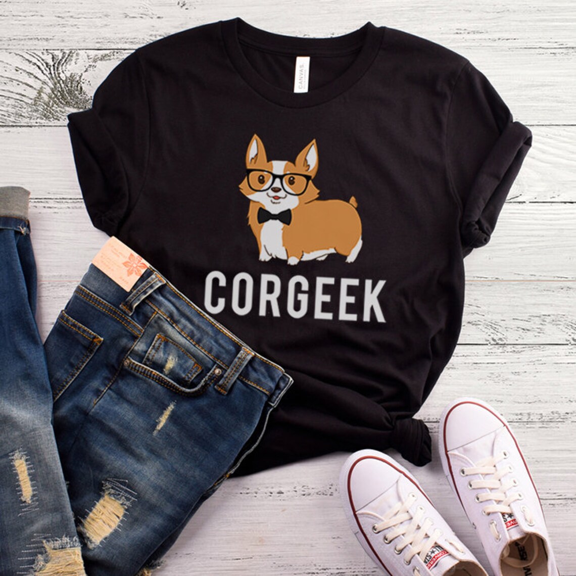 Corgeek Corgi T-shirt Corgi Shirt Dog Lovers Unisex Tshirt - Etsy