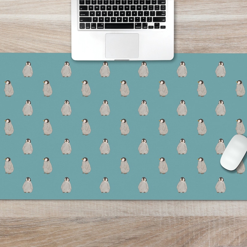 Large Penguin Mouse Mat - Etsy