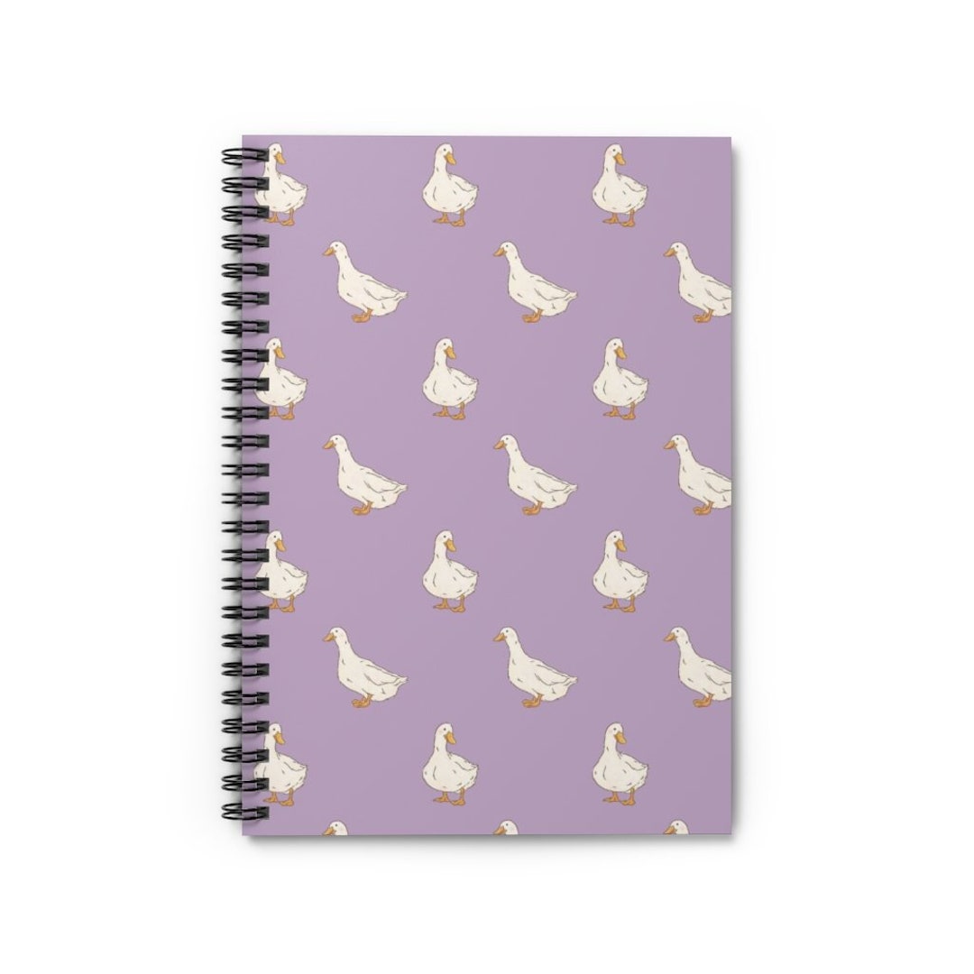 Duck Notebook, Farm Animals Spiral Notebook, Cute Notepad, Journal ...