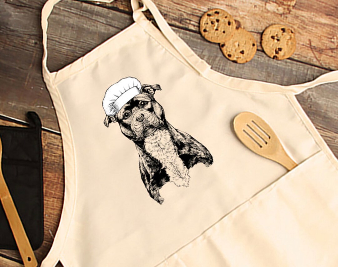 Staffordshire Bull Terrier Apron Stafford Staffy Mom Aprons - Etsy