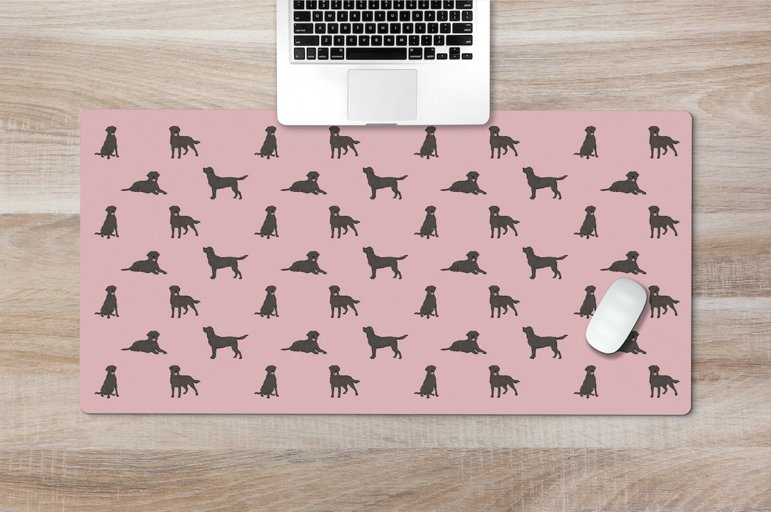 Labrador Retriever Large Desk Mat, Dog Mousepad, Cute Mouse Pad With ...