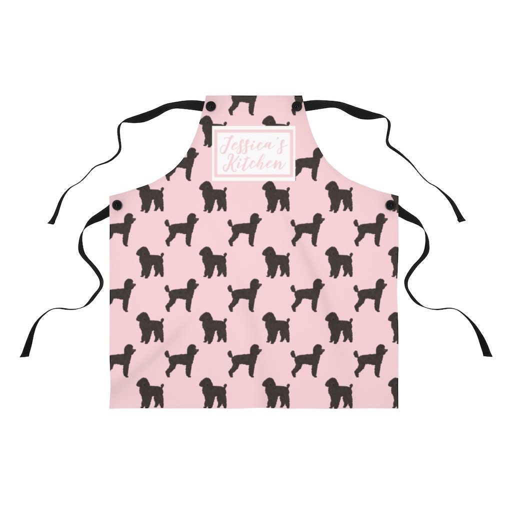 Custom Dog Apron Poodle Aprons Dog Personalized Cooking | Etsy