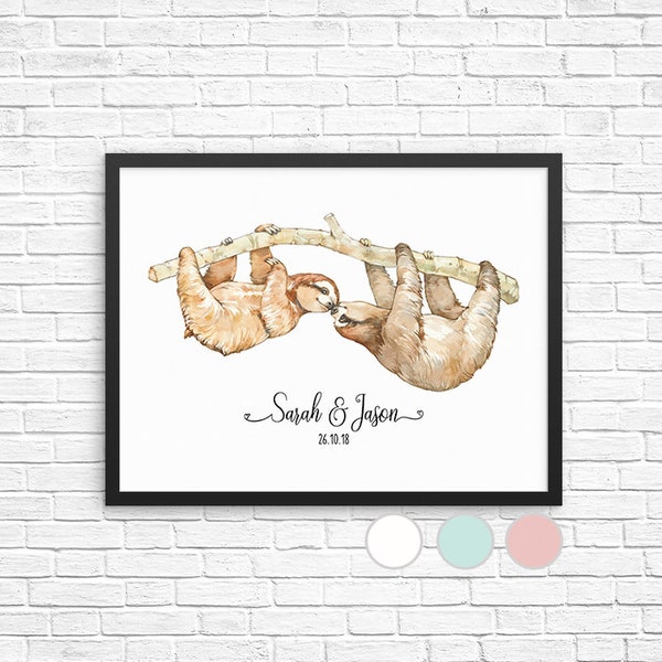 Sloth Wedding - Etsy