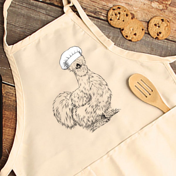 Apron With Chicken - Etsy
