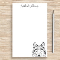Wolf Stationery Paper, Winter Wolf Stationery Paper Set, Writing Paper ...