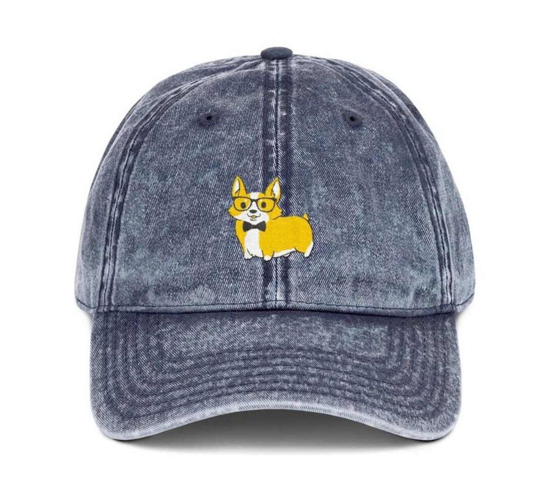 Corgeek Corgi Embroidered Baseball Hat, Dog Lover Dad Hat, Cool Summer ...