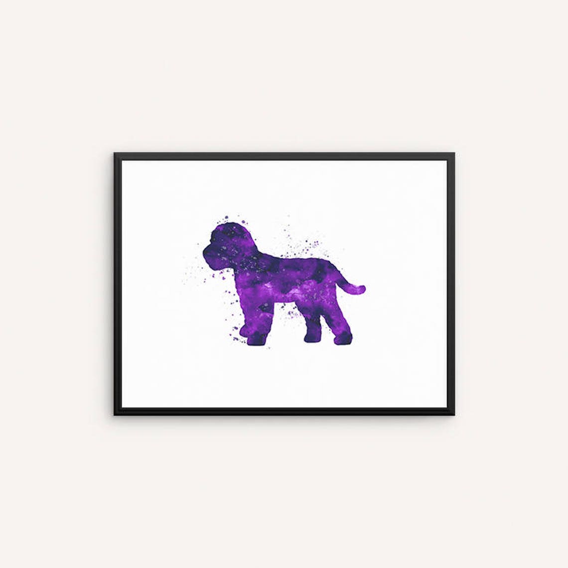 Cockapoo Watercolor Print Cockapoo Art Watercolor Dog Wall - Etsy