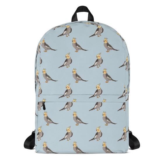 Cockatiel Backpack Parrot Bird Laptop Bag Women's Travel - Etsy