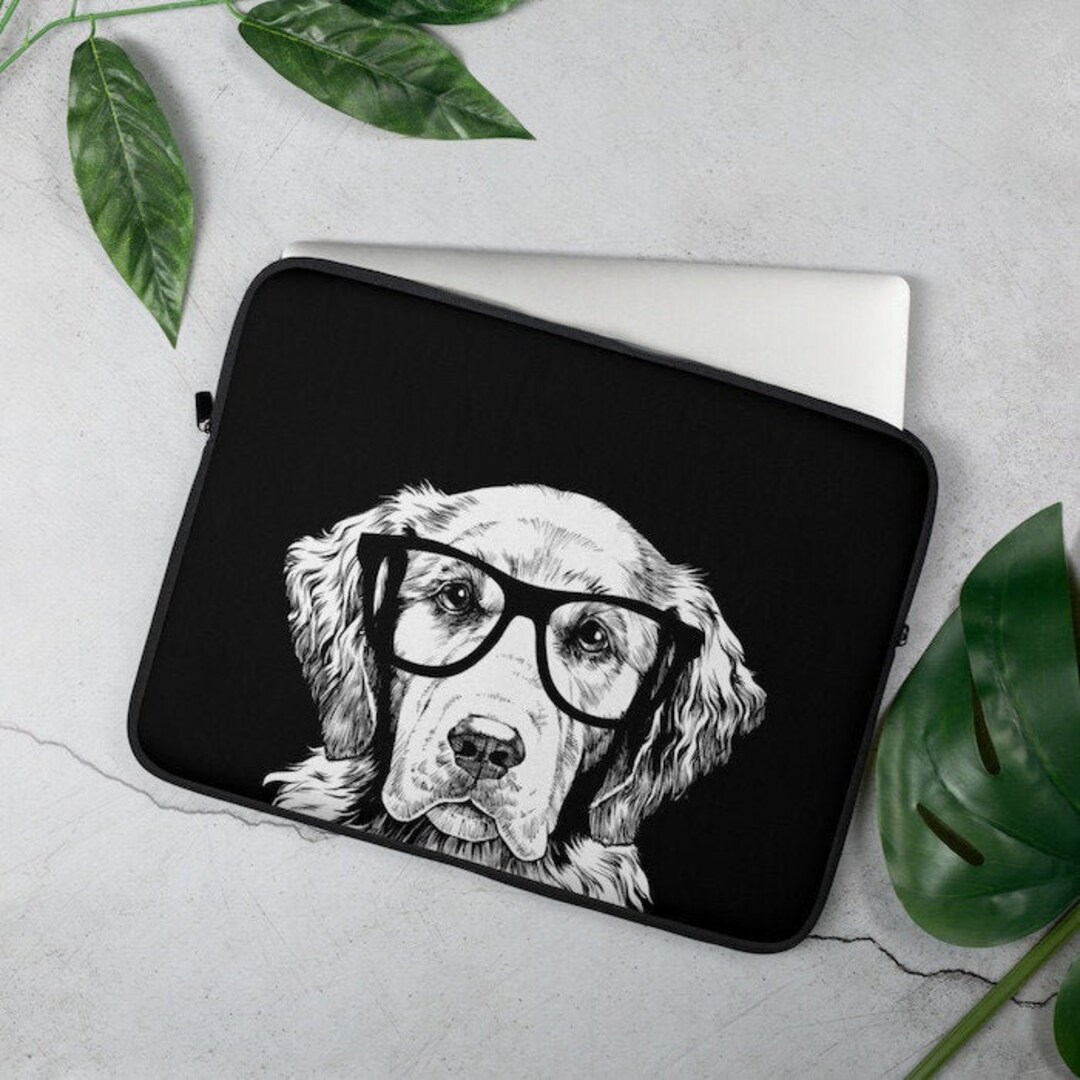 Golden Retriever Laptop Sleeve, Dog Lover Laptop Sleeve, MacBook Case ...