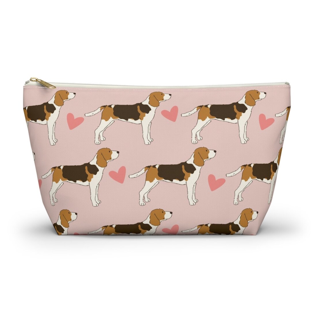 Beagle Pouch, Dog Treat Bag, Dog Mom Makeup Bag Pencil Case, Teacher ...